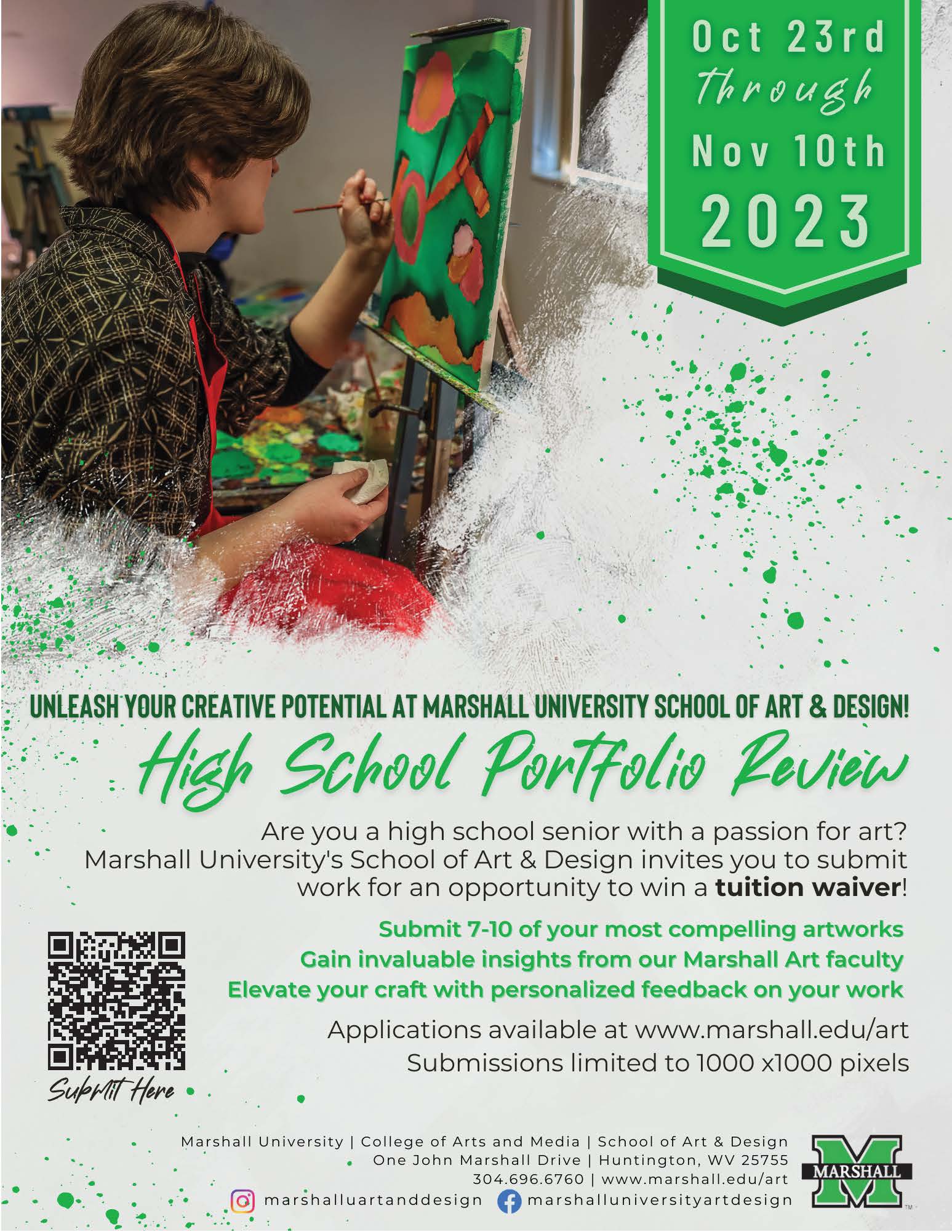 High School Senior Portfolio Review - College of Arts and Media ...