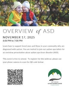 Overview of Autism Spectrum Disorder | November Webinar - WV Autism ...