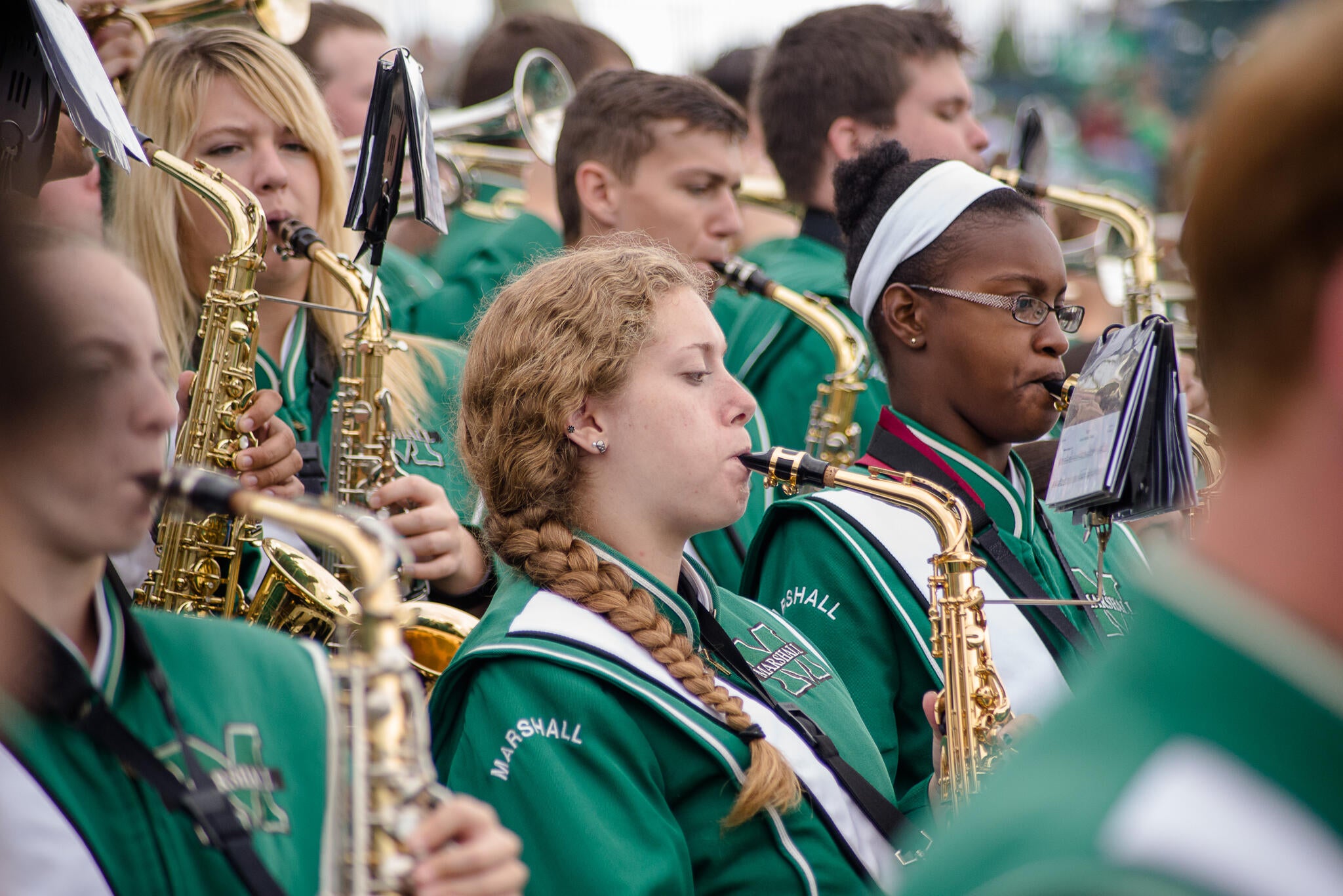Play with the Marching Thunder at the Spring Game - Marshall Wind Bands