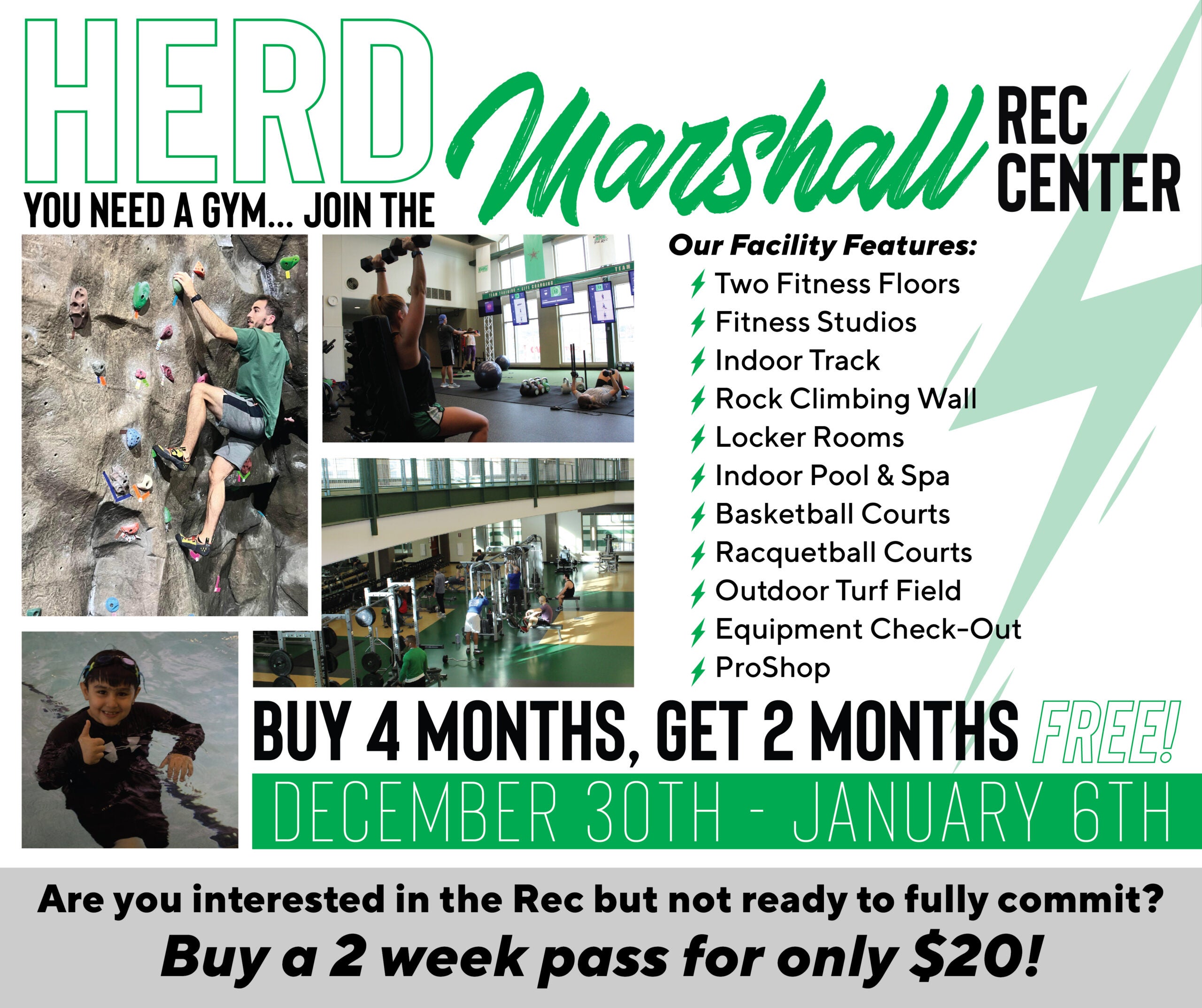 New Years Membership Promo! - Campus Recreation