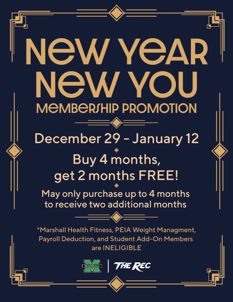 New Years Membership Promo! - Recreation Center