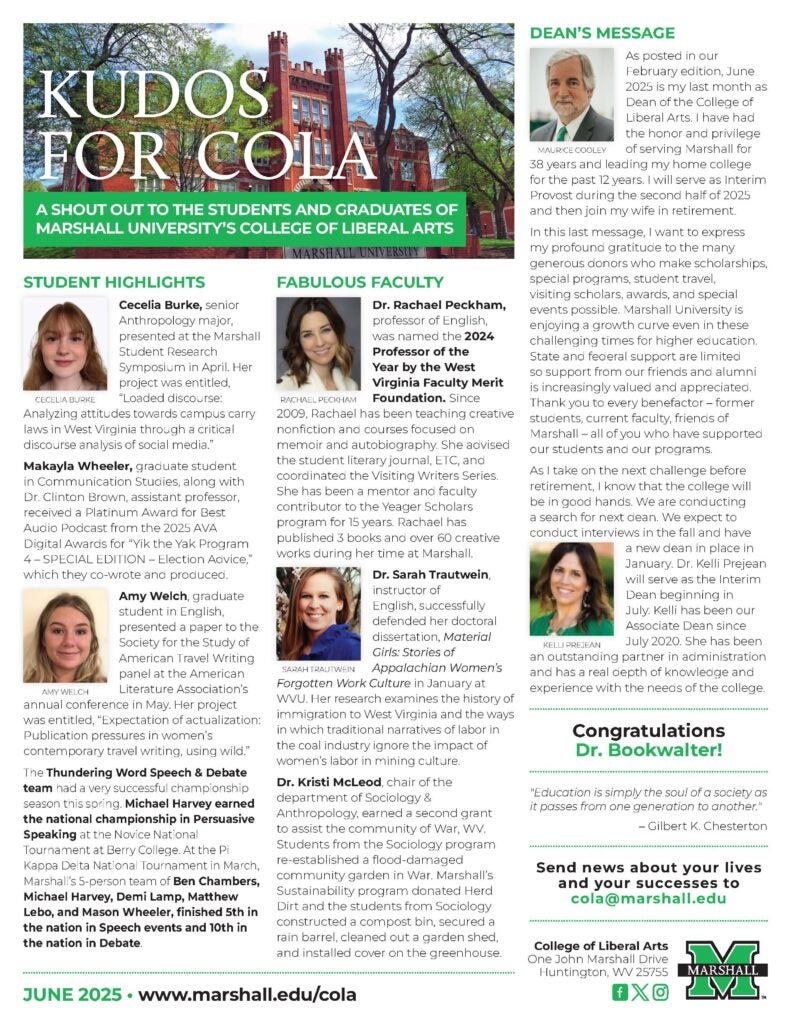 Kudos - College of Liberal Arts