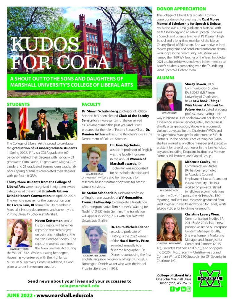 Kudos - College of Liberal Arts