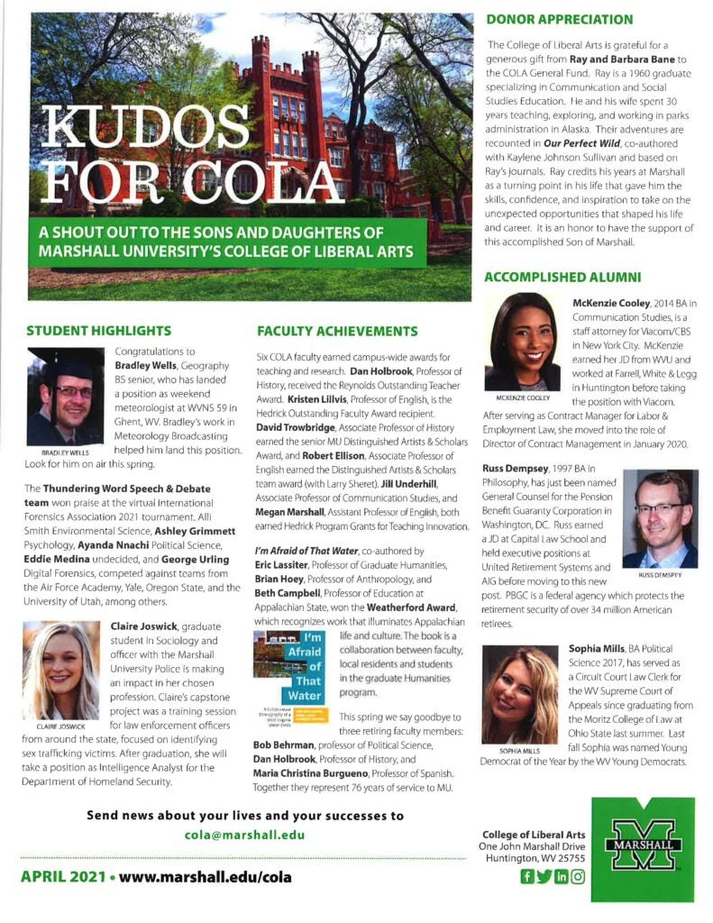 Kudos - College of Liberal Arts