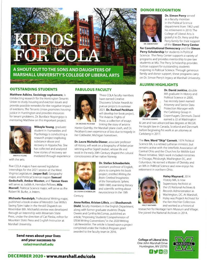 Kudos - College of Liberal Arts