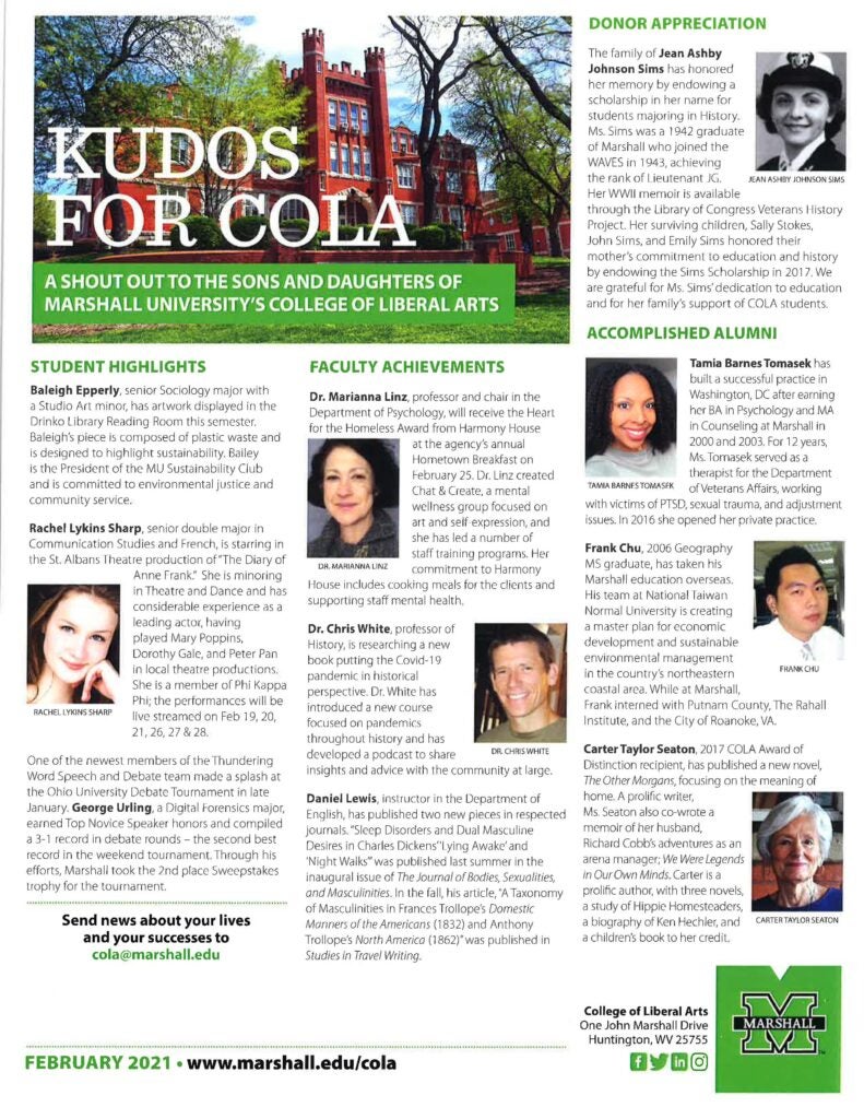 Kudos - College of Liberal Arts