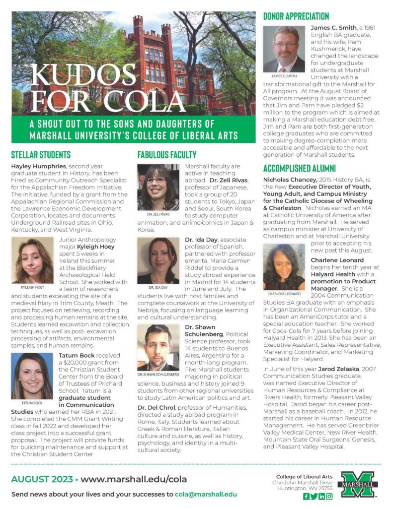 Kudos - College of Liberal Arts