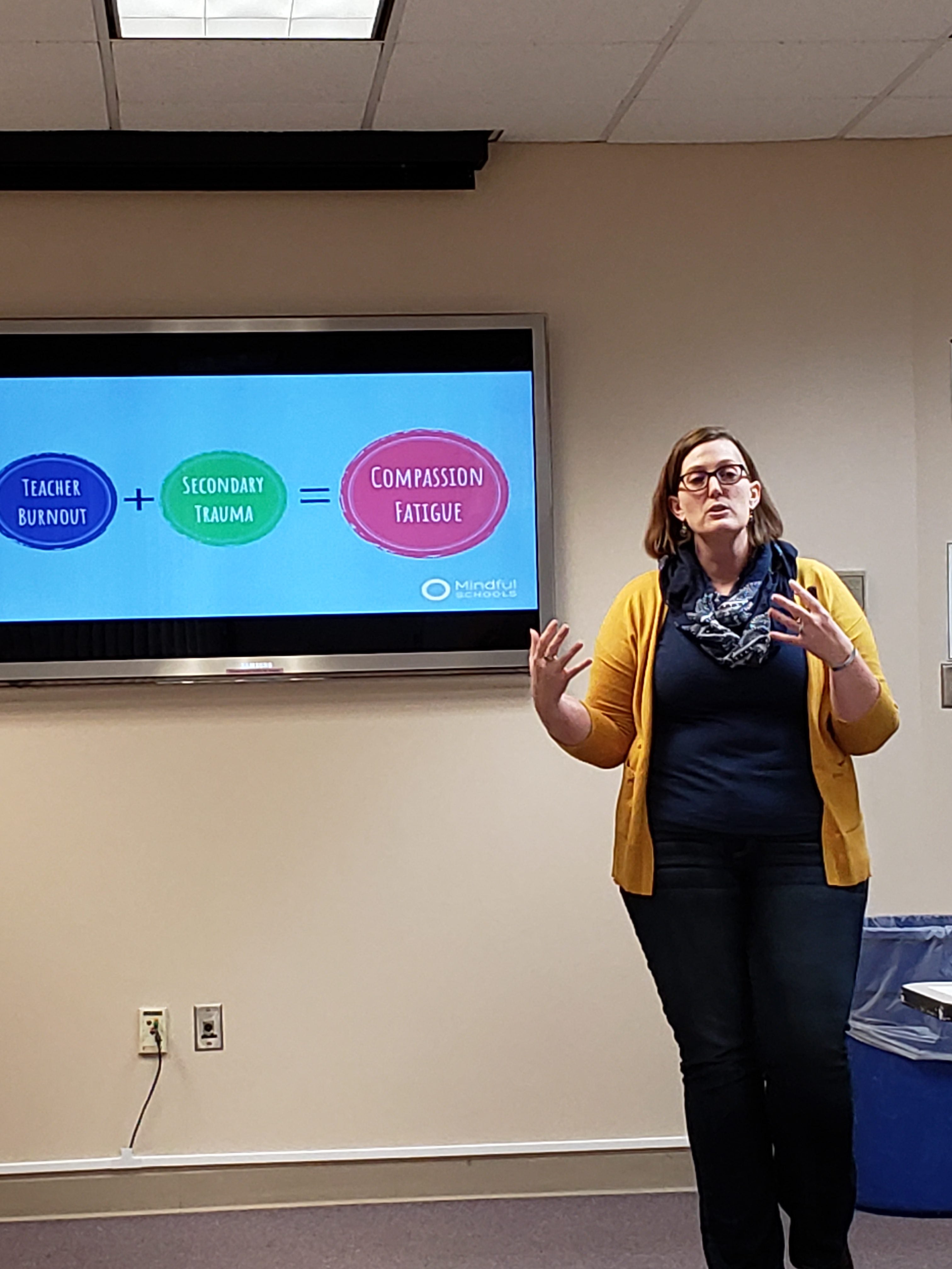 Andrea Lemon from the WV Department of Education discussing Educator ...