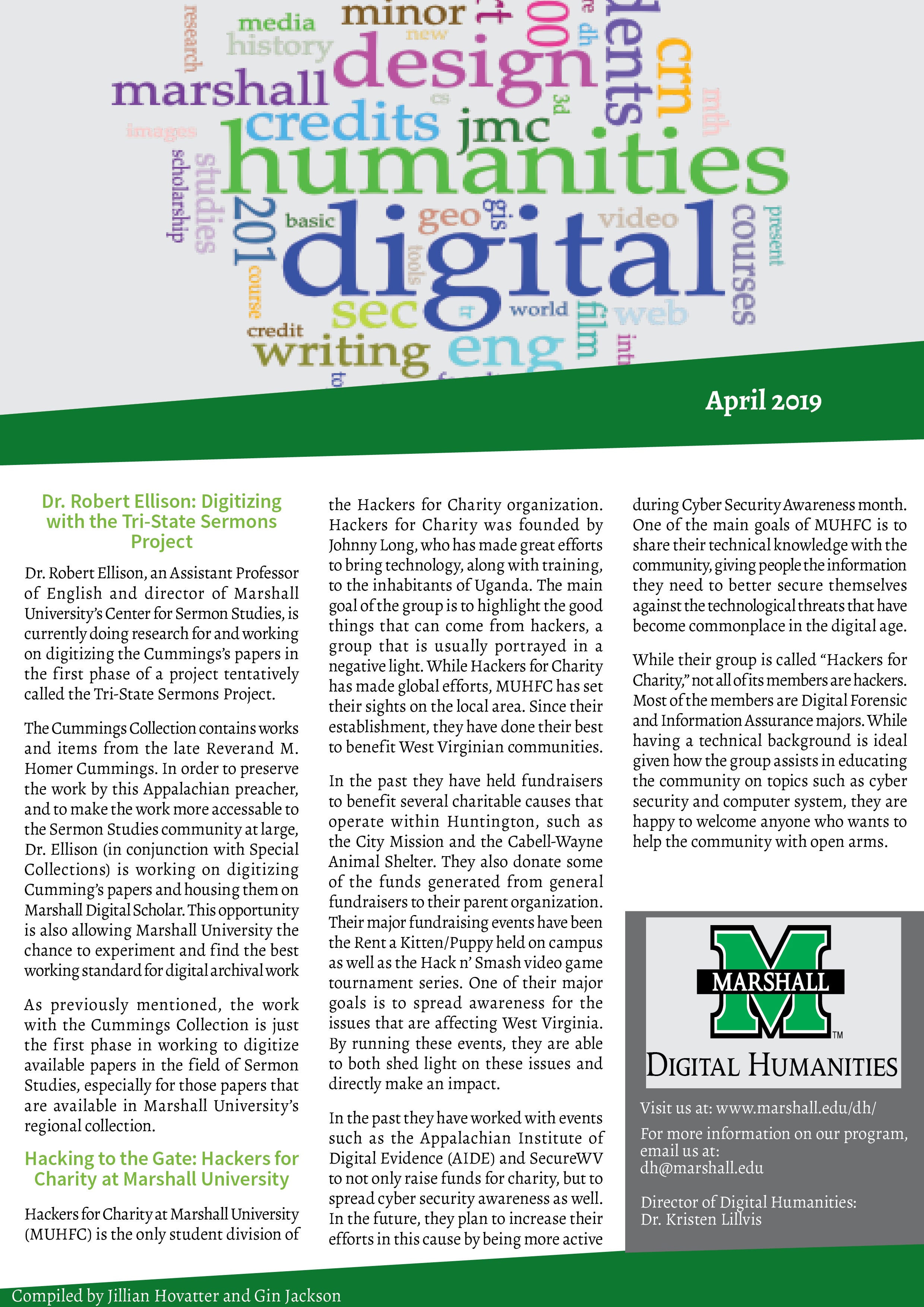 Newsletter – Digital Humanities