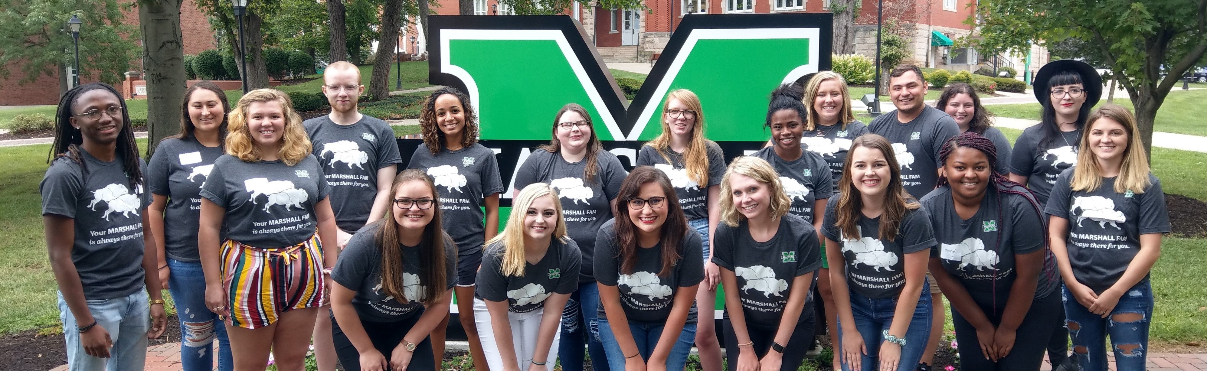 Welcome! One of these students is your FAM - Friend at Marshall
