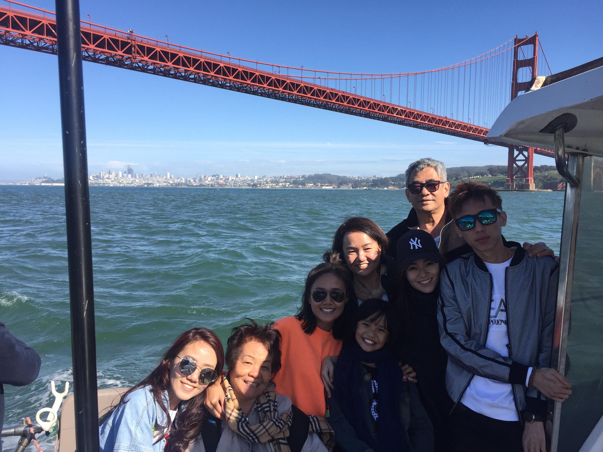 Kessyl and her family in San Francisco - Office of Intercultural Affairs