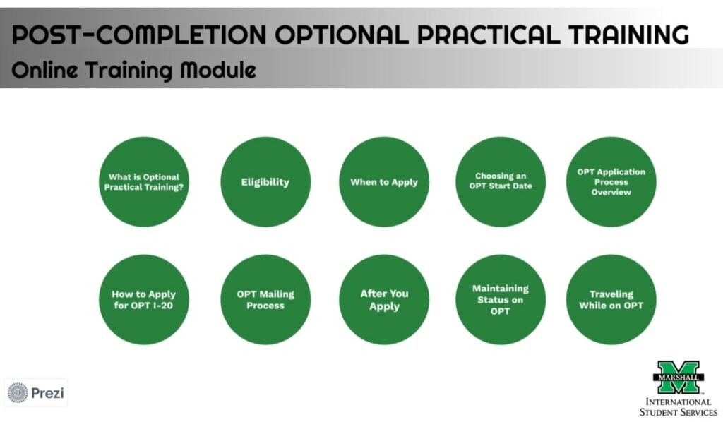 Post-Completion OPT Training Module - Office of International Student ...