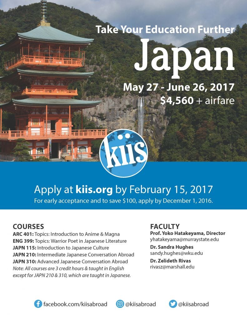 Study Abroad - Japanese Language Program