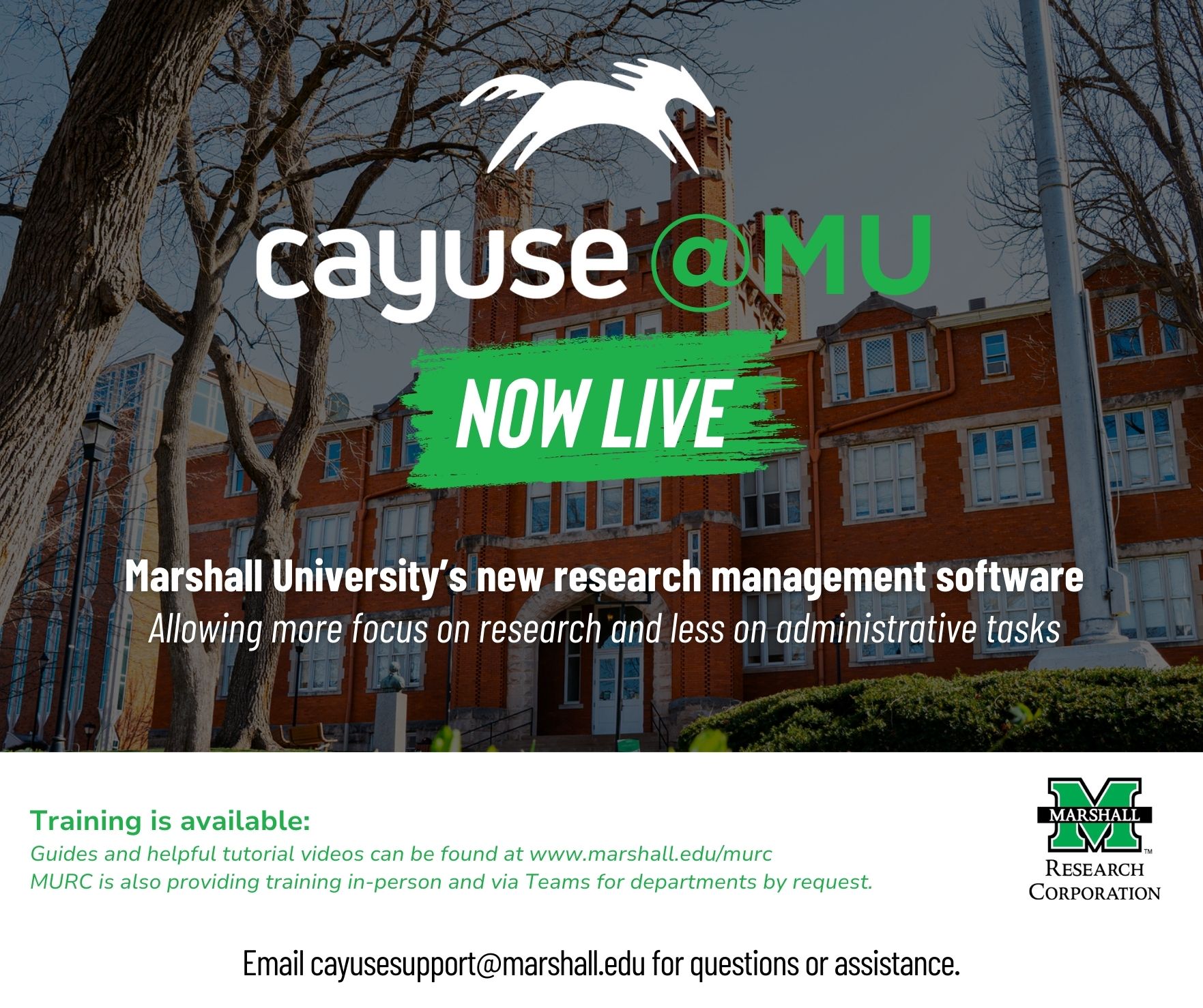 Cayuse - Marshall University Research Corporation