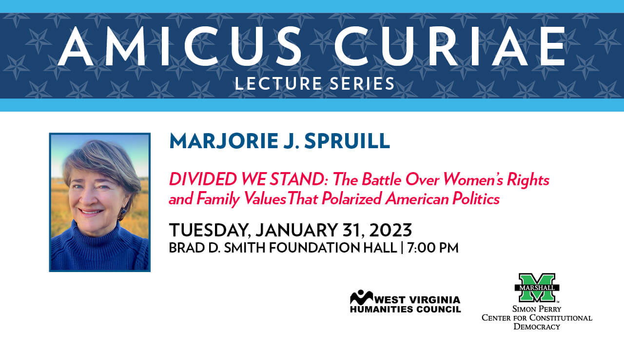 Amicus Curiae Lecture Series opens spring semester with Marjorie J ...