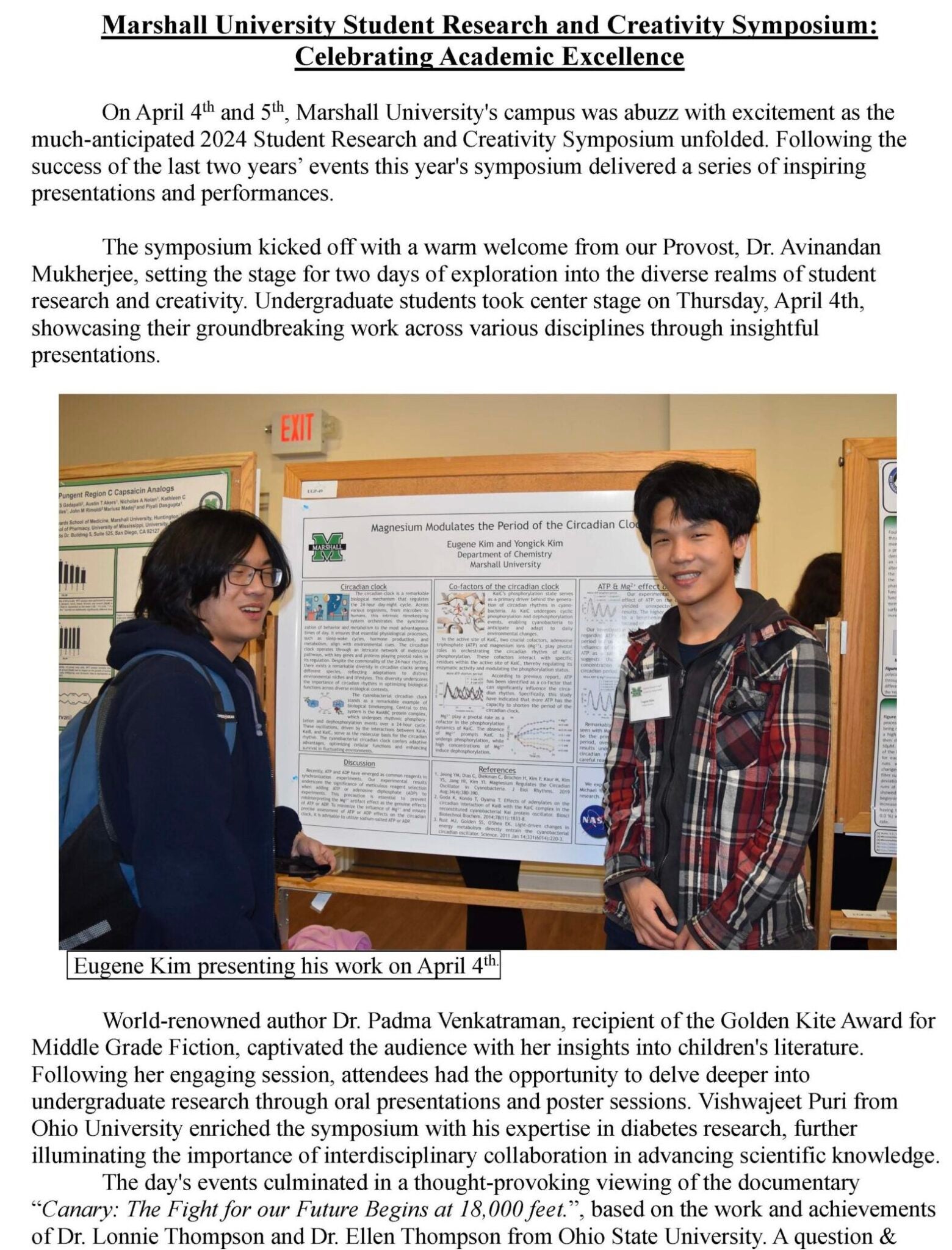 Student Research & Creativity Symposium 2024 – Office of Student Research